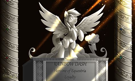 2794494 Safe Artist Darksly Rainbow Dash Pegasus Pony Statue