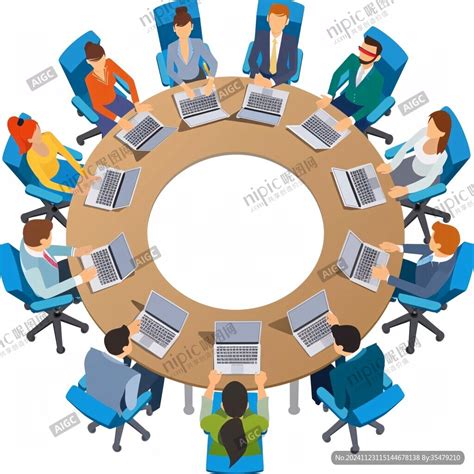 Ai创作图简洁会议政 企业会议主题 会议插画 企业招标会议 企业股东大会 总经理会议制度 大型会场圆桌会议 努力工作企业家座谈会 年终企业会议 董事会会议 新年会议素材 互联网加会议 企业会议