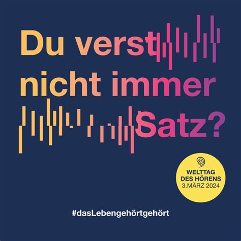 14 Welttag Des Hörens Neubert Hörakustik