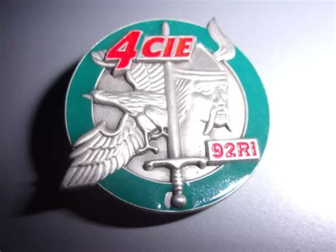 INSIGNE 4 COMPAGNIE du 92 Régiment dInfanterie Clermont Ferrand