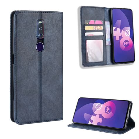 New For Oppo F Pro Case Oppo F Pro Wallet Flip Style Vintage Leather Phone Cover For Oppo F