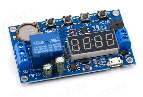 DC Real Time Timing Delay Timer Relay Module Switch With Real Time Clock Cine Media