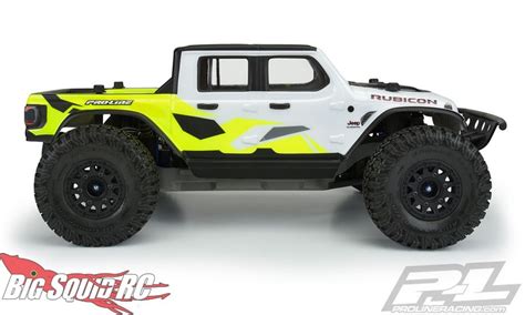 Pro Line Jeep Gladiator Rubicon Clear Body For SC 1 8 MT Big Squid