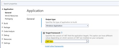 Incorrect Tfm Specified On Updating Winforms Net Project From 70 To 8