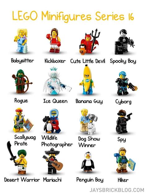 Lego 71013 Minifigures Series 16 | Лего, Фандом