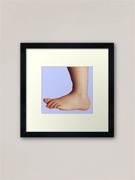 Monty Python Foot Framed Art Print For Sale By Firewallmud Redbubble
