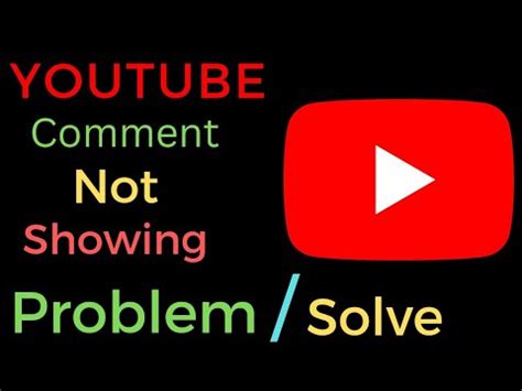 How To Fix YouTube Comments Not Showing Up How To Turn On Comments On YouTube YouTube
