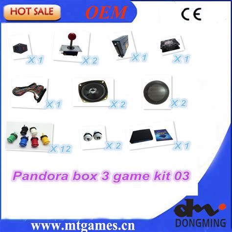 Jamma Arcade Game Kit Pandora Box 3 520 In1 Arcade Kit Spare Parts To