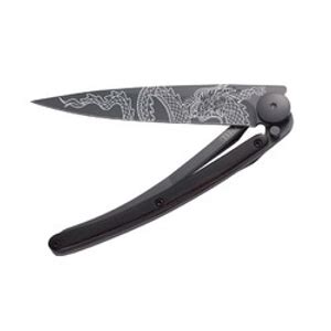 Deejo Tattoo Black Granadilla Japanese Dragon Knife Reviews Wild