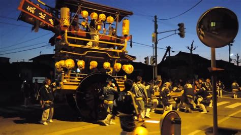 2017年瀬波大祭学校町丁字路浜町 YouTube