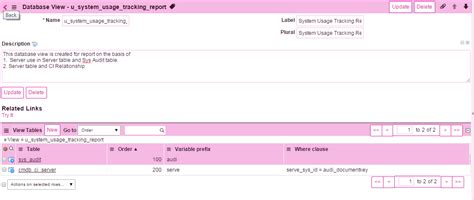 Report On Auditsysaudit Table Through Database Servicenow