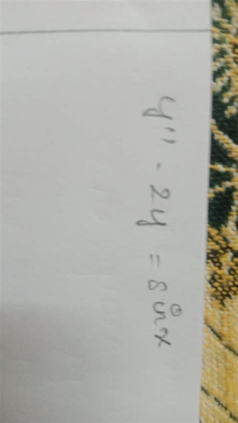 Y 2 Y XFind The Particular Solution And StudyX