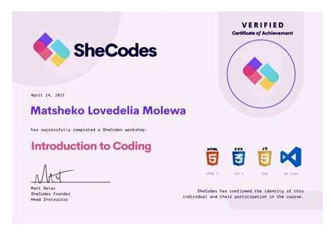 Matsheko Molewa On Linkedin Career Javascript Css Coding Html Technology Learning