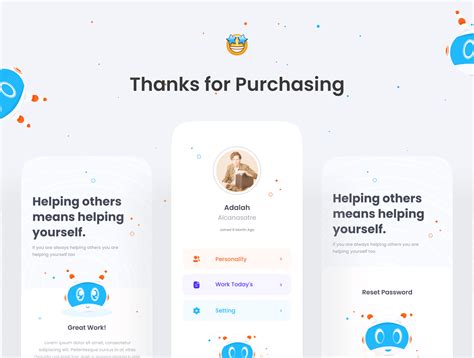 Adacana Chat Bot Apps Ui Kit 机器人聊天app界面设计模板在线ai智能解答移动用户界面ui套件下载 格外