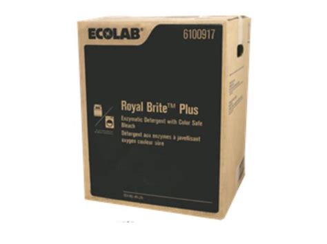 Ecolab Royal Brite Plus 45lbs Enzymatic Detergent With Color Safe