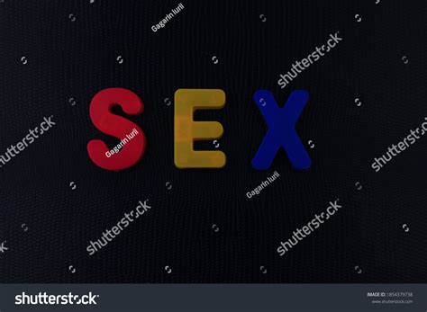 Word Text Sex Written Alphabet Colorful Stock Photo Shutterstock