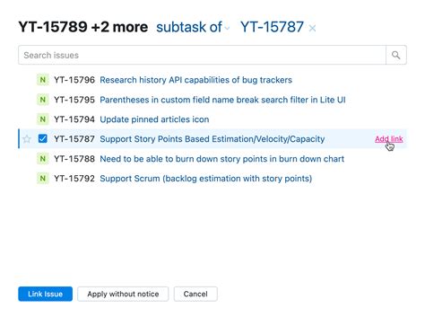 Link Issues Youtrack Server Documentation