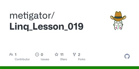 Linqlesson019customlinqmethodprogramcs At Master · Metigatorlinqlesson019 · Github
