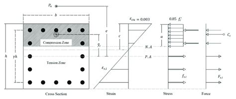 schematic representation of distribution theory for a column with a