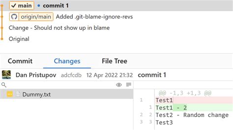 Bug Blame Ignore Revs Does Not Work · Issue 1468 · Fork Devtrackerwin · Github
