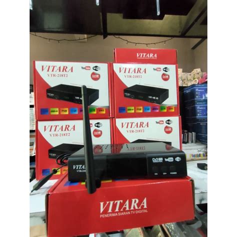 Jual Stb Set Top Box Vitara Vtr 218t2 Shopee Indonesia