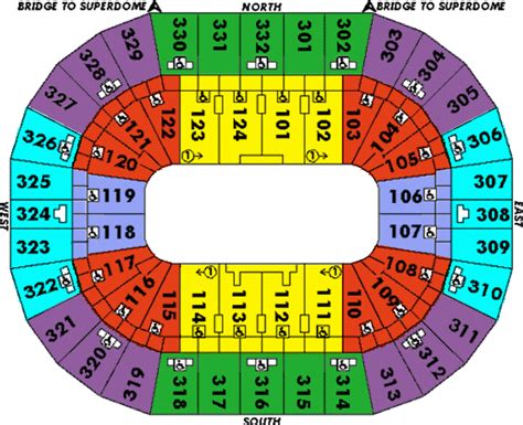 Arena Seating Chart