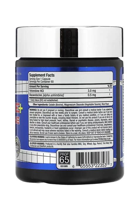 Yohimbine Allmax Premium Supplements And Vitamins For Better Health