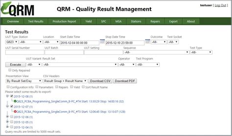 Qrm Quality Result Management