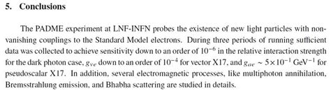Padme Latest Oct 2 2023 Paper Searching For X17 Particle