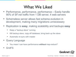 Allura An Open Source MongoDB Based Document Oriented SourceForge PPT