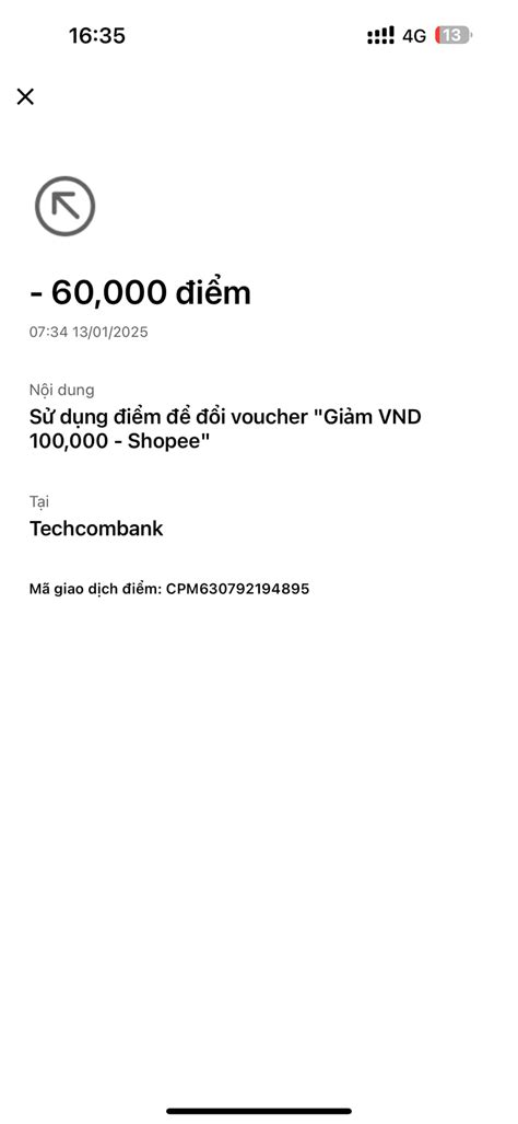 Review Thẻ Có Gì Vui Ôi Các Ct ơi Em Dùng điểm Của Techcom đổi Voucher Shopee Xong Dùng