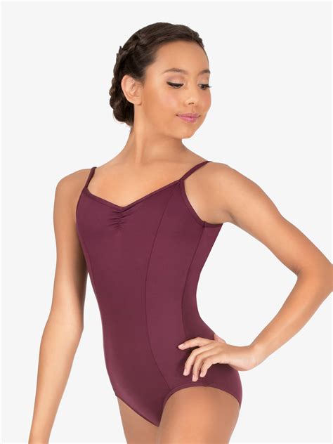 Womens Pinch Front Compression Camisole Leotard Camisoles Baltogs