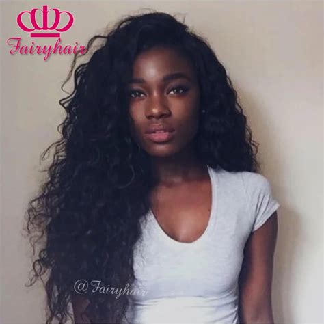 8a Wholesale African American Curly Wigs Black Long Kinky Curly