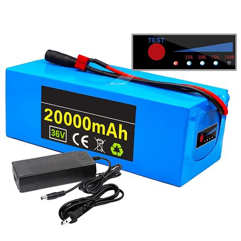 Buy SSCYHT E Bike Lithium Battery With Battery Indicator Light For Replace Lead Battery V