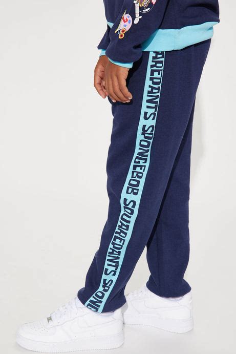 Mini Spongebob Goat Jogger Set Navy Combo Fashion Nova