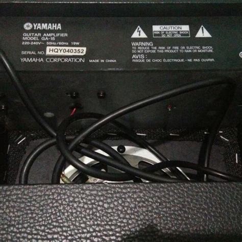 Yamaha GA15 Guitar Amplifier, Audio, Soundbars, Speakers & Amplifiers ...