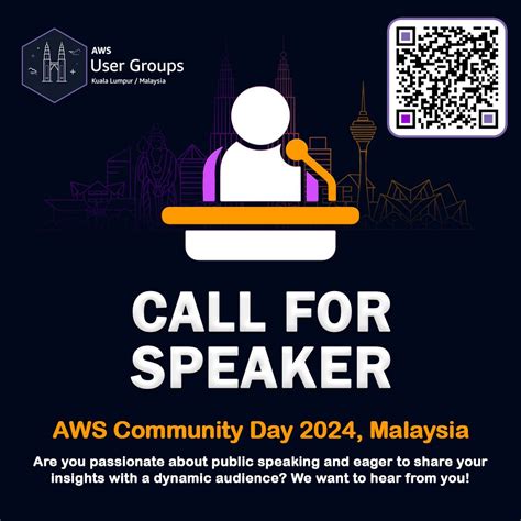 Shafraz Rahim On Linkedin Aws Community Day Malaysia Call For Speakers Is Now Open