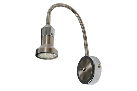 Kinkiet na wysięgniku ARKON GU10 1x50W satyna nikiel chrom bez żarówek