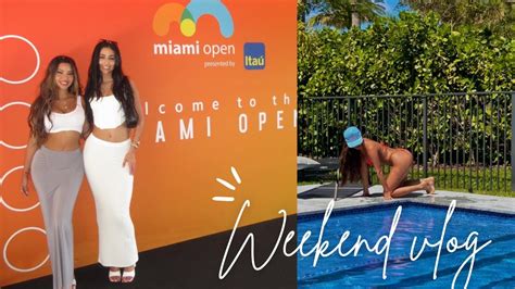Vlog Miami Open Unboxing Bikinis Tiana Musarra Youtube