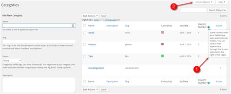 Adding Term Fields To Taxonomies Toolset