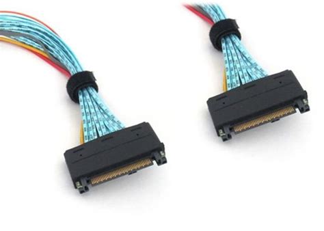 Micro Sata Cables ‌‌‌sff 8639 68 Pin U2 Male To Male Cable 12 Inch