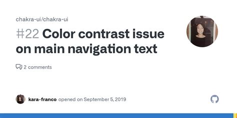 Color Contrast Issue On Main Navigation Text Issue Chakra Ui Chakra Ui GitHub