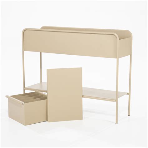 Amy Sidetable Taupe Metaal 95cm