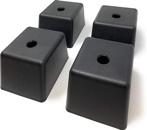 design61 Lot de 4 Canapé Pieds Meubles patins meubles Soucoupe Canapé