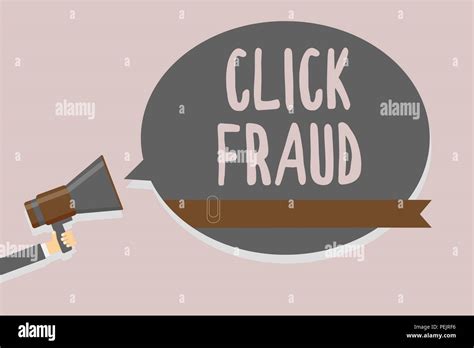 Conceptual Hand Writing Showing Click Fraud Business Photo Text Practice Of Repeatedly Clicking