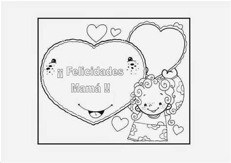 Maestra De Infantil Tarjetas Para Colorear En El Día De La Madre