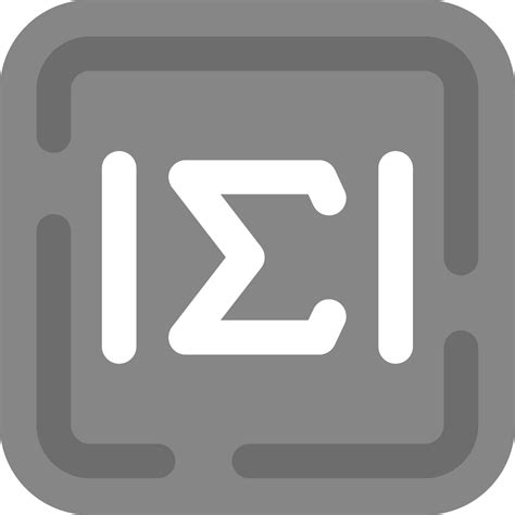 Summation Grey Scale Icon 37102684 Vector Art At Vecteezy
