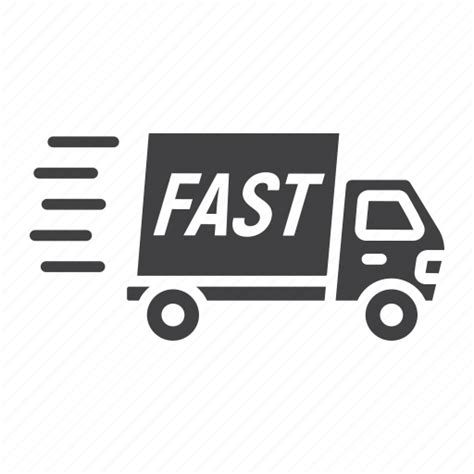Delivery Fast Logistic Service Shipping Transport Truck Icon