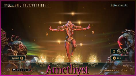 Warframe Citrine Fashion Frame Amethyst YouTube