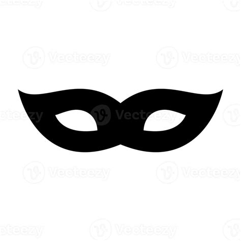 Black Carnival Mask PNG